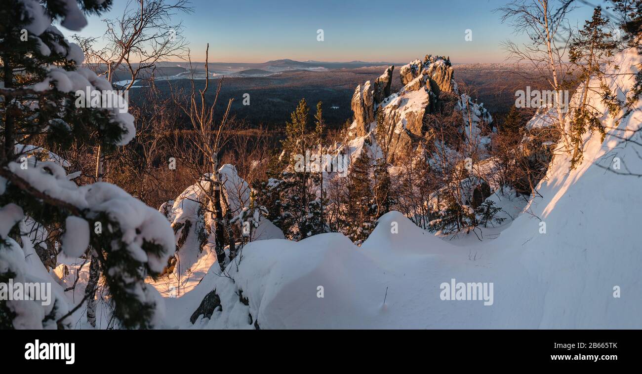 Southern ural mountains in russia hi-res stock photography and images ...
