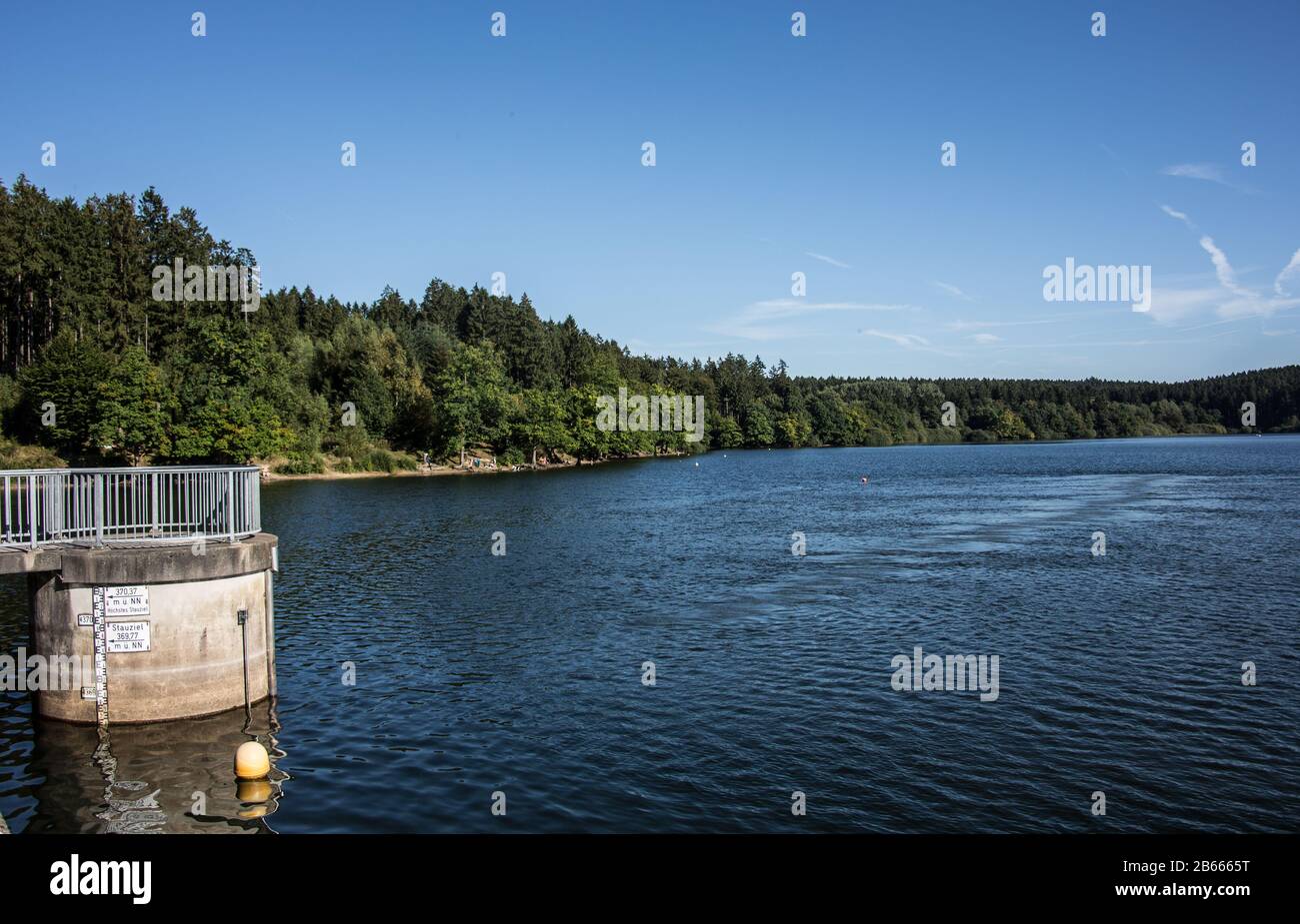 Brucher dam in the Bergisches Land Stock Photo - Alamy