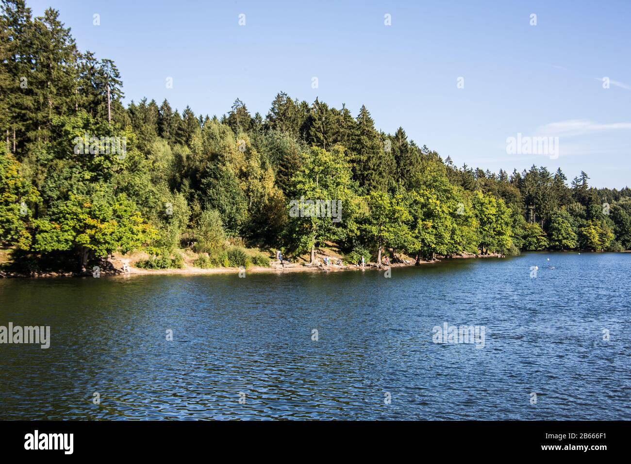 Brucher dam in the Bergisches Land Stock Photo - Alamy