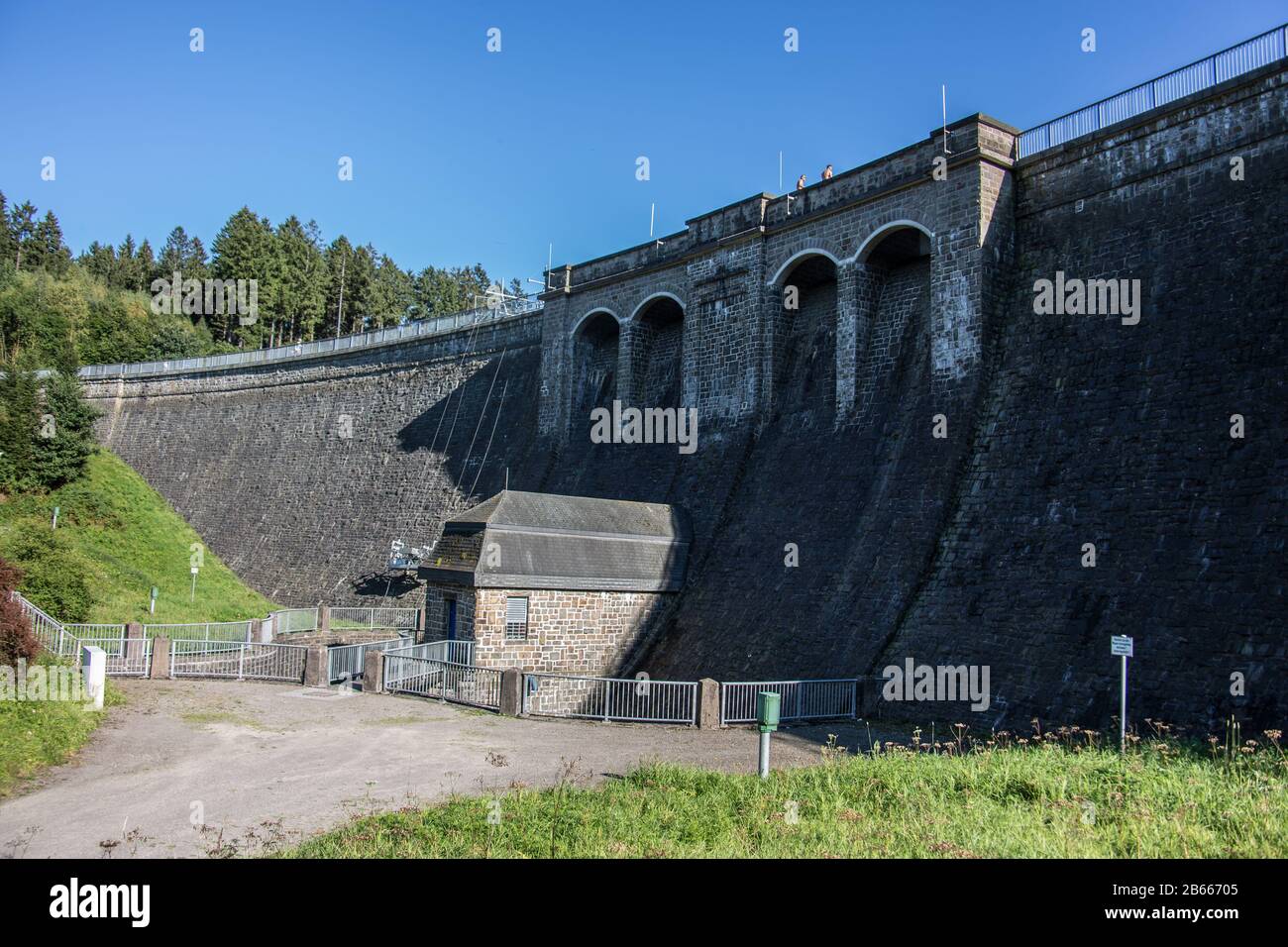 Brucher dam in the Bergisches Land Stock Photo - Alamy