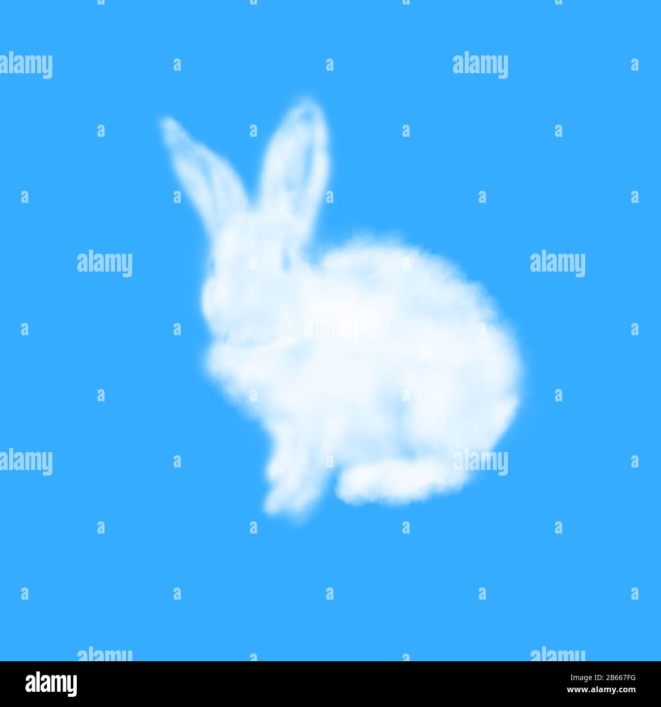 Rabbit Shape Cloud High Resolution Stock Photography and Images - Alamy