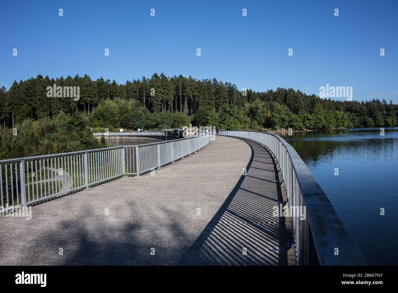 Brucher dam in the Bergisches Land Stock Photo - Alamy