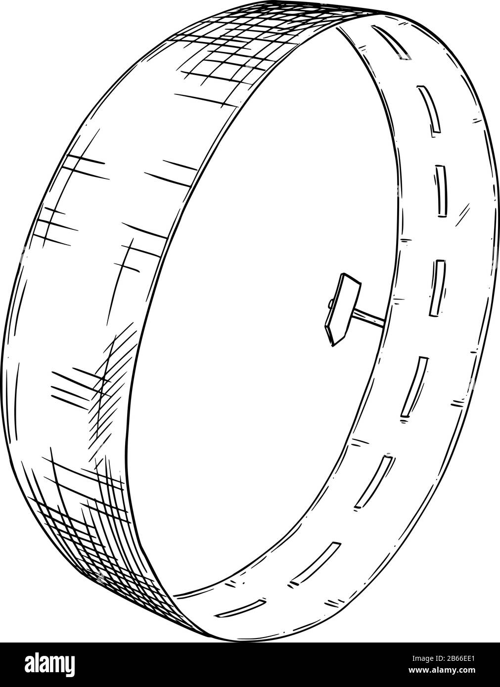 Vector black and white conceptual business drawing or illustration of ...