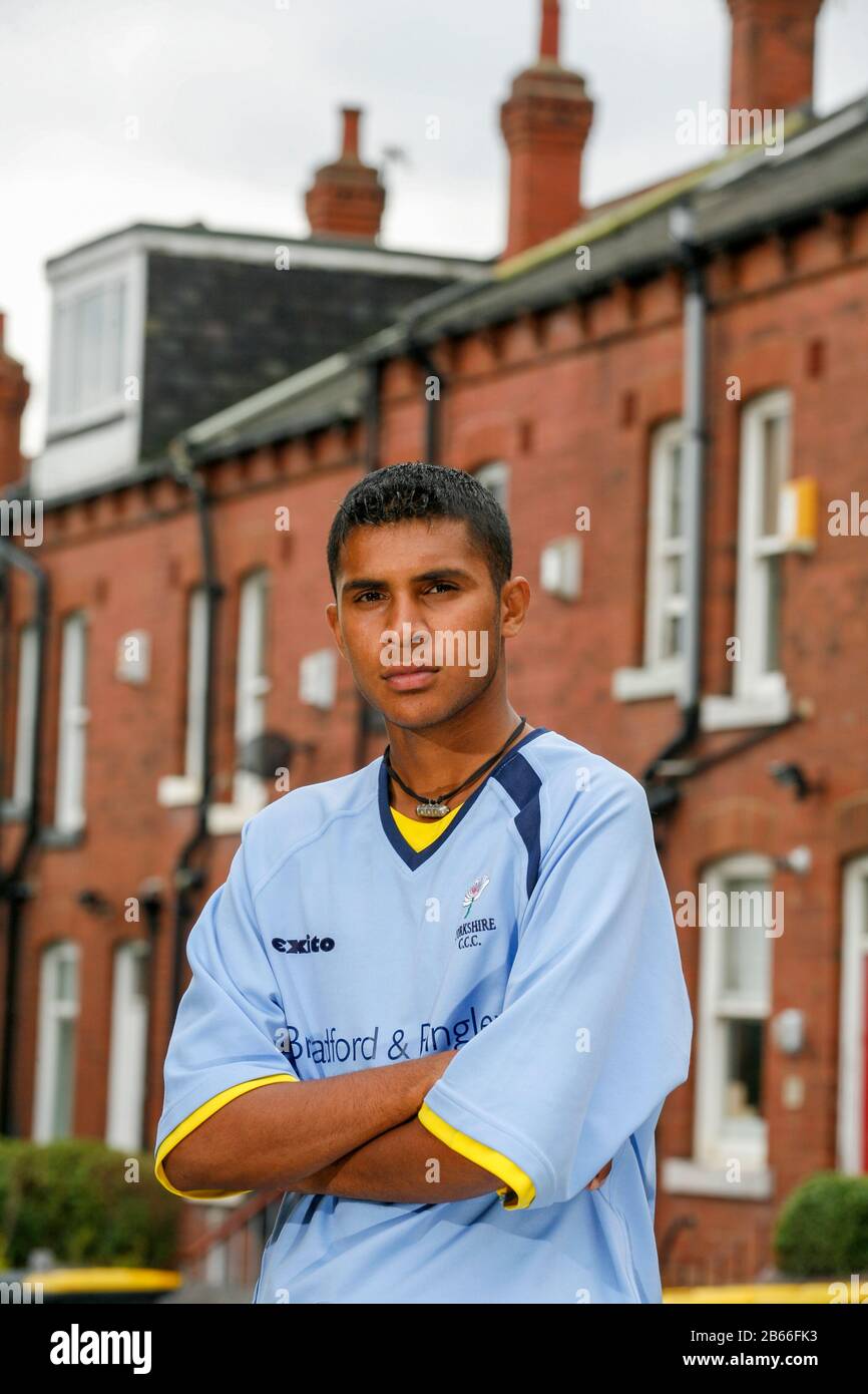 August 2006 - Adil rashid - Yorkshire and England Cricketer pictured in ...