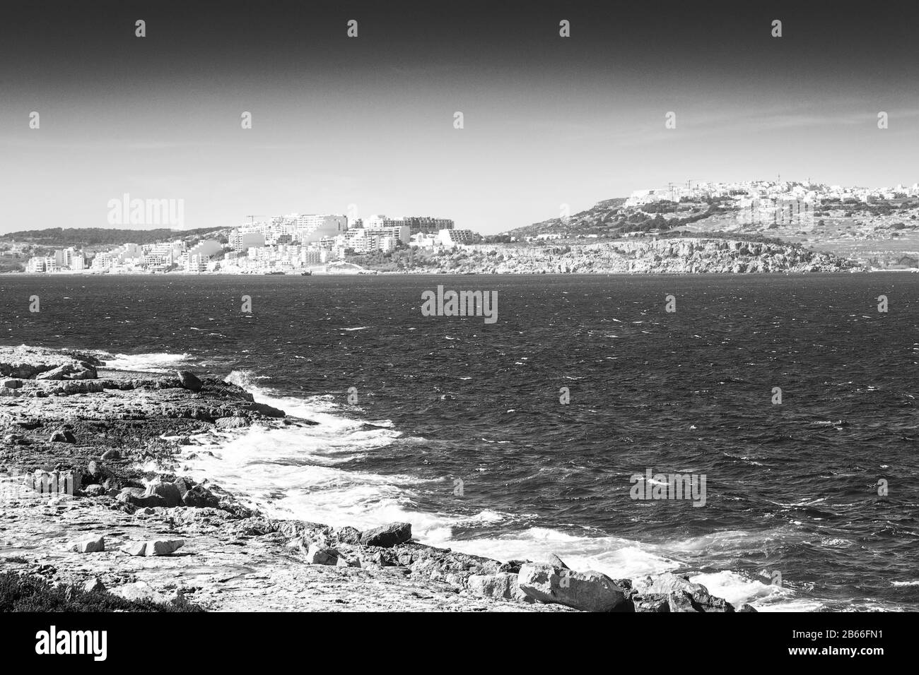 Qawra town malta hi-res stock photography and images - Alamy