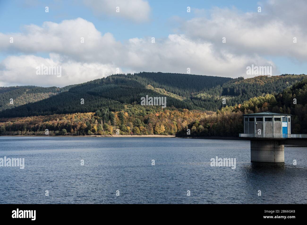 Obernau Dam for water production in Netphen Stock Photo - Alamy