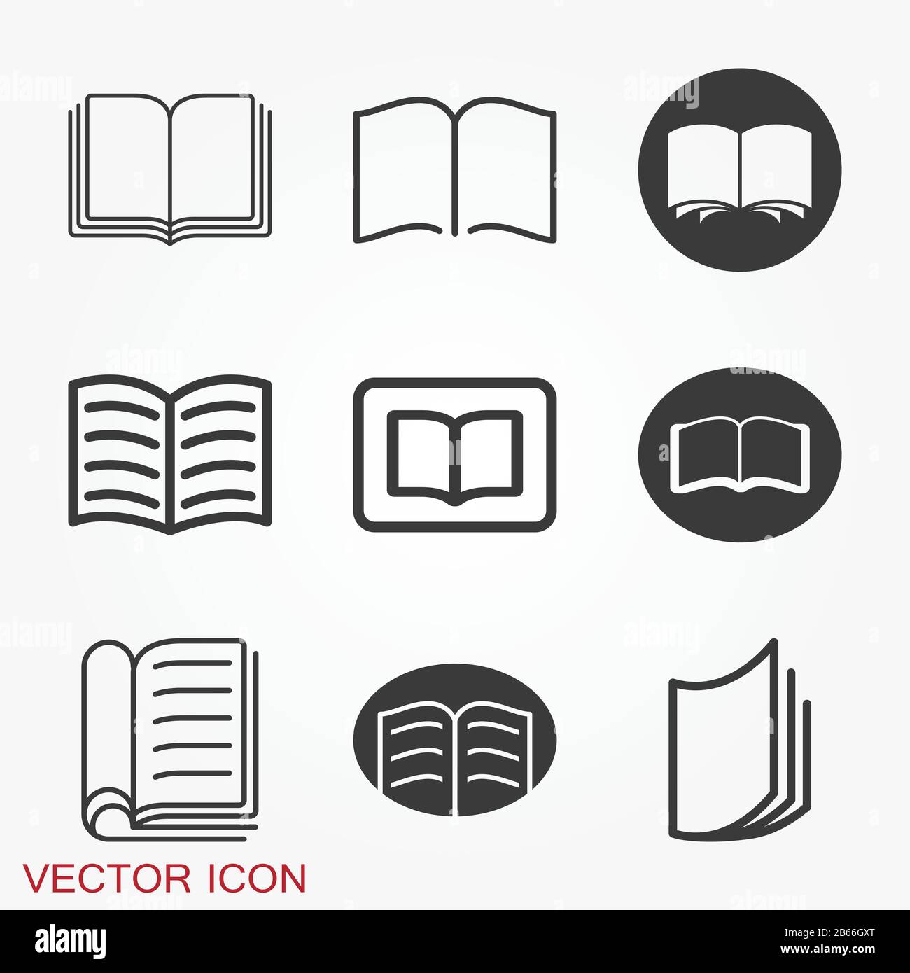 Magazine icon vector illustration - magazine and newspaper symbol Stock ...