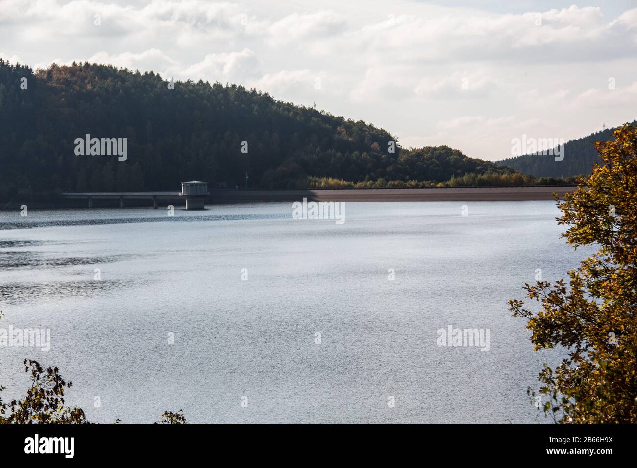 Obernau Dam for water production in Netphen Stock Photo - Alamy