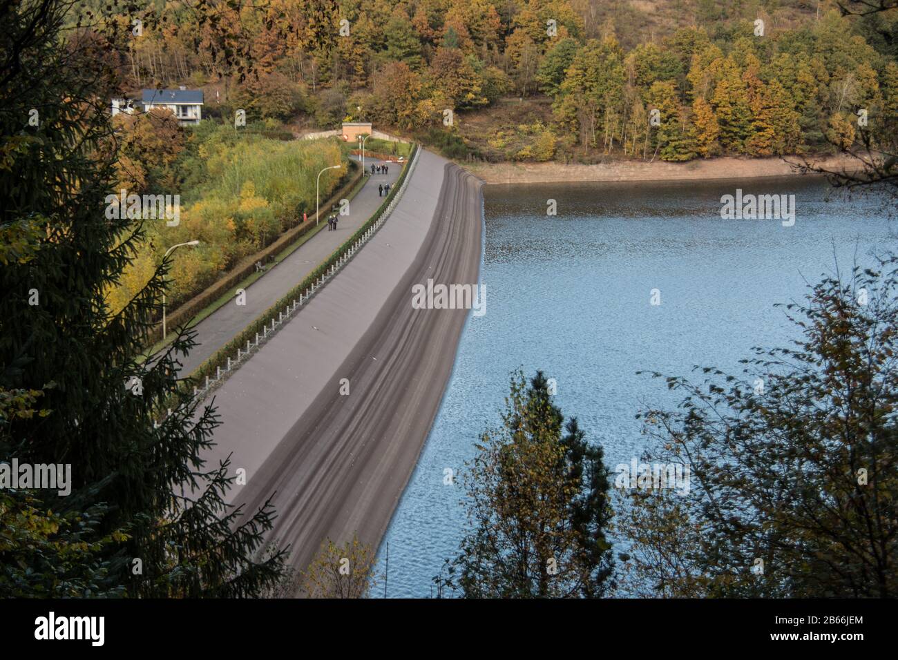 Obernau Dam for water production in Netphen Stock Photo - Alamy