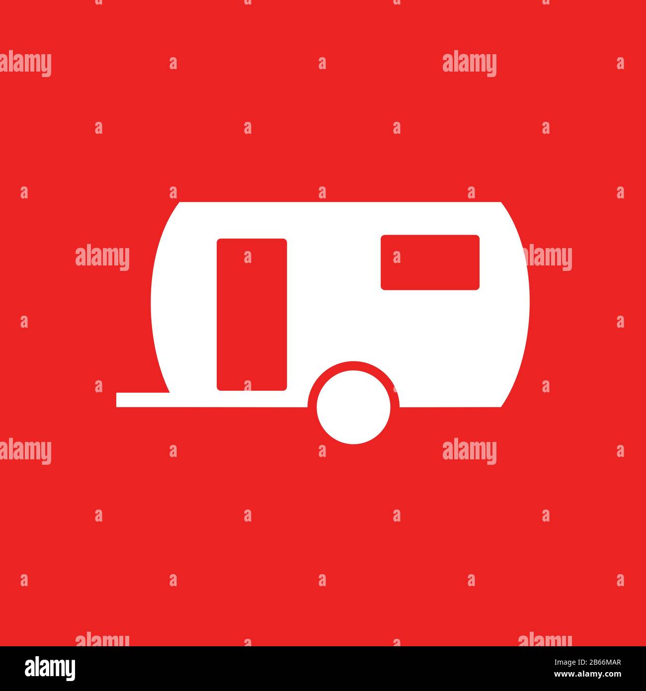 Trailer and background Stock Photo - Alamy