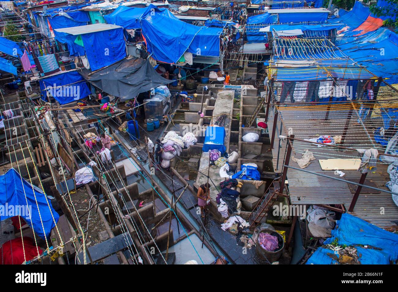 Dhobi Ghat in Mumbai India Stock Photo - Alamy
