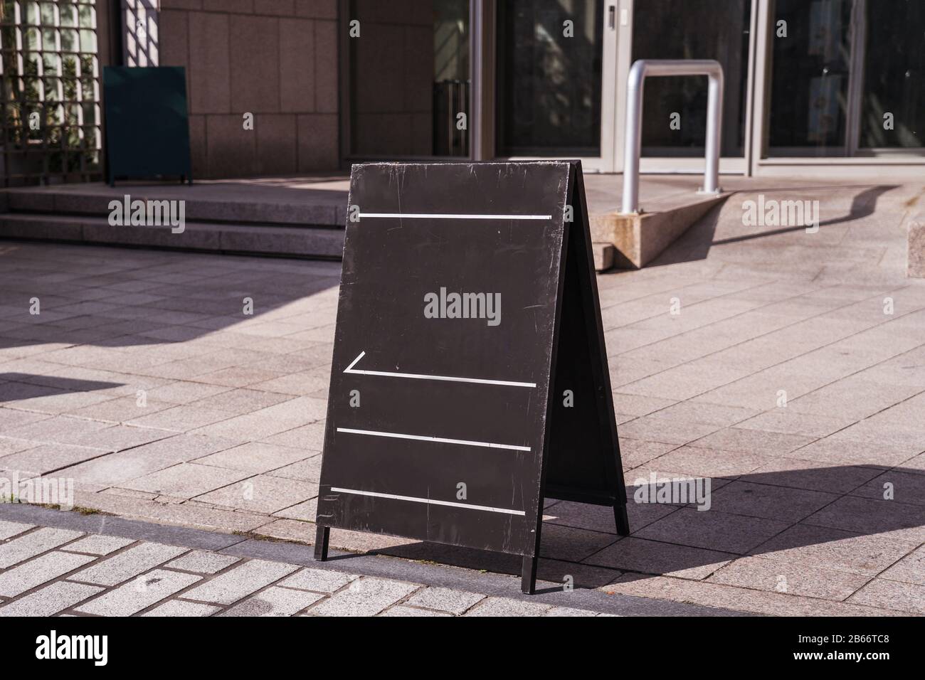 Coffee Shop or restaurant menu board on the street outdoor Stock Photo ...