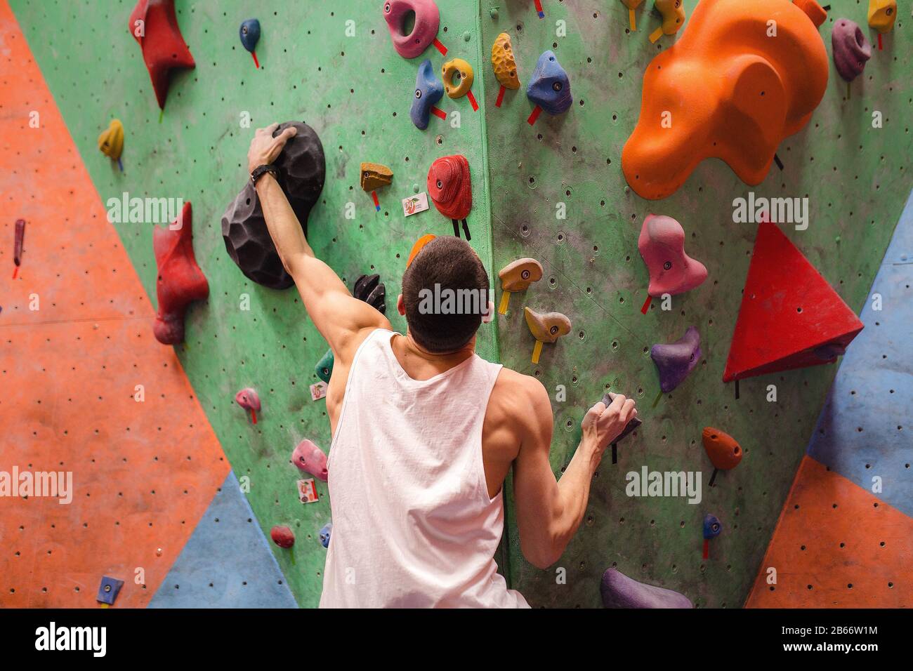 Mountain climber exercise man gym hi-res stock photography and images ...