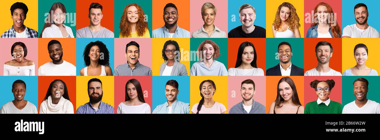 Diverse Smiling People