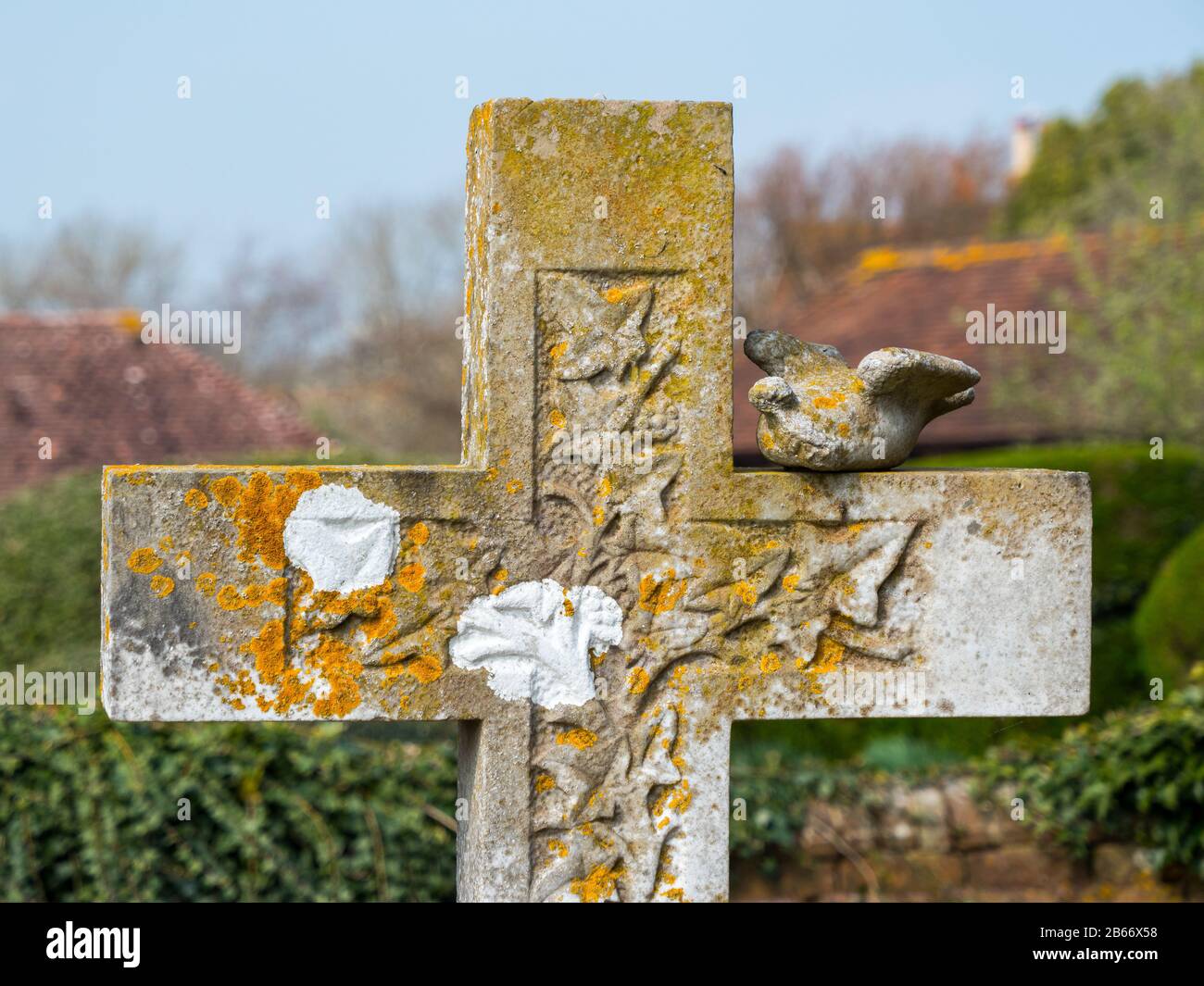 Bird on a cross hi-res stock photography and images - Alamy