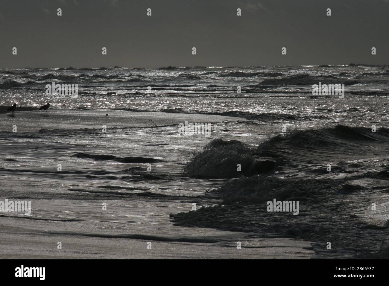 Moonlight Sea Waves In Night High Resolution Stock Photography and ...