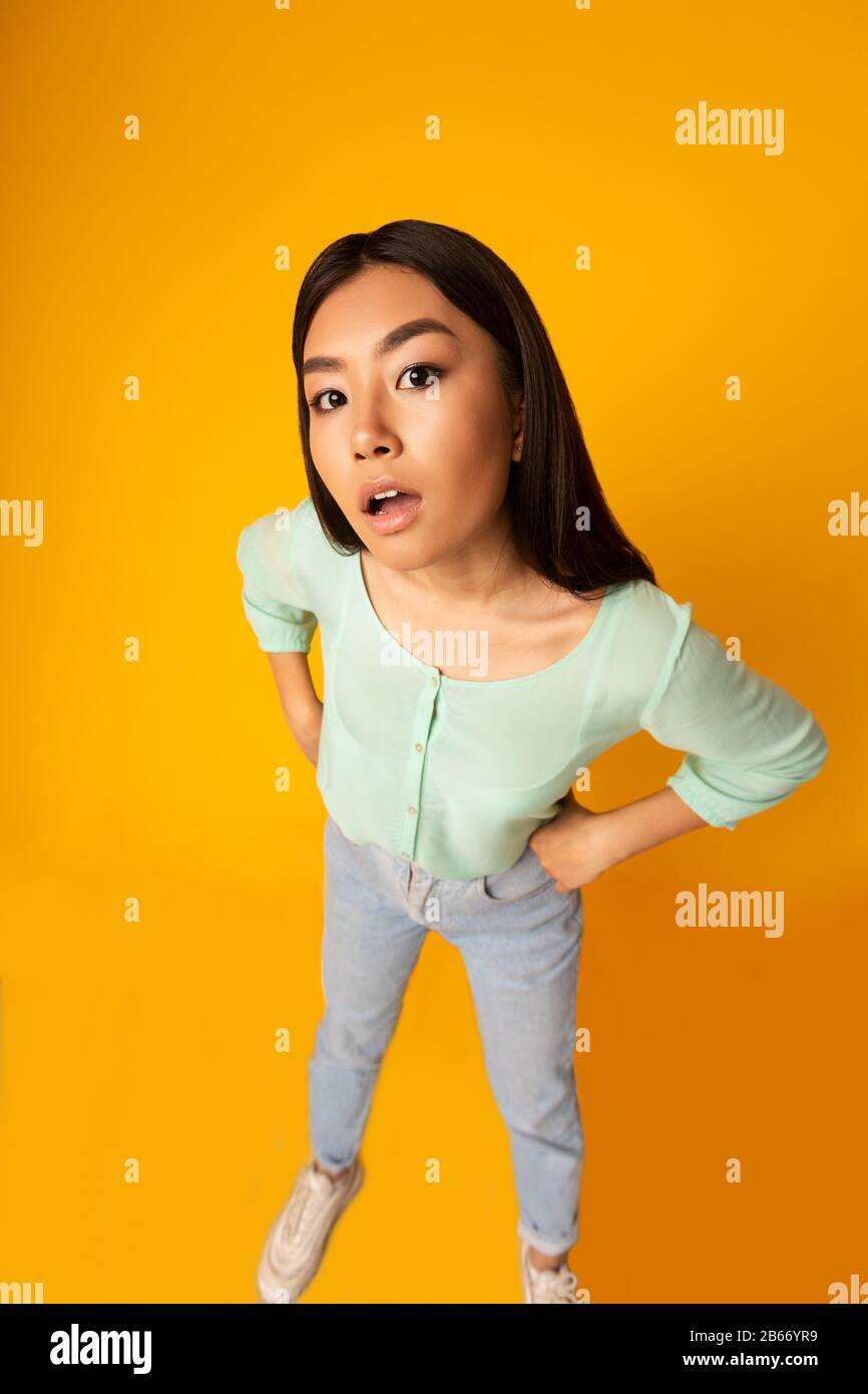 Lady hands on hips hi-res stock photography and images - Alamy