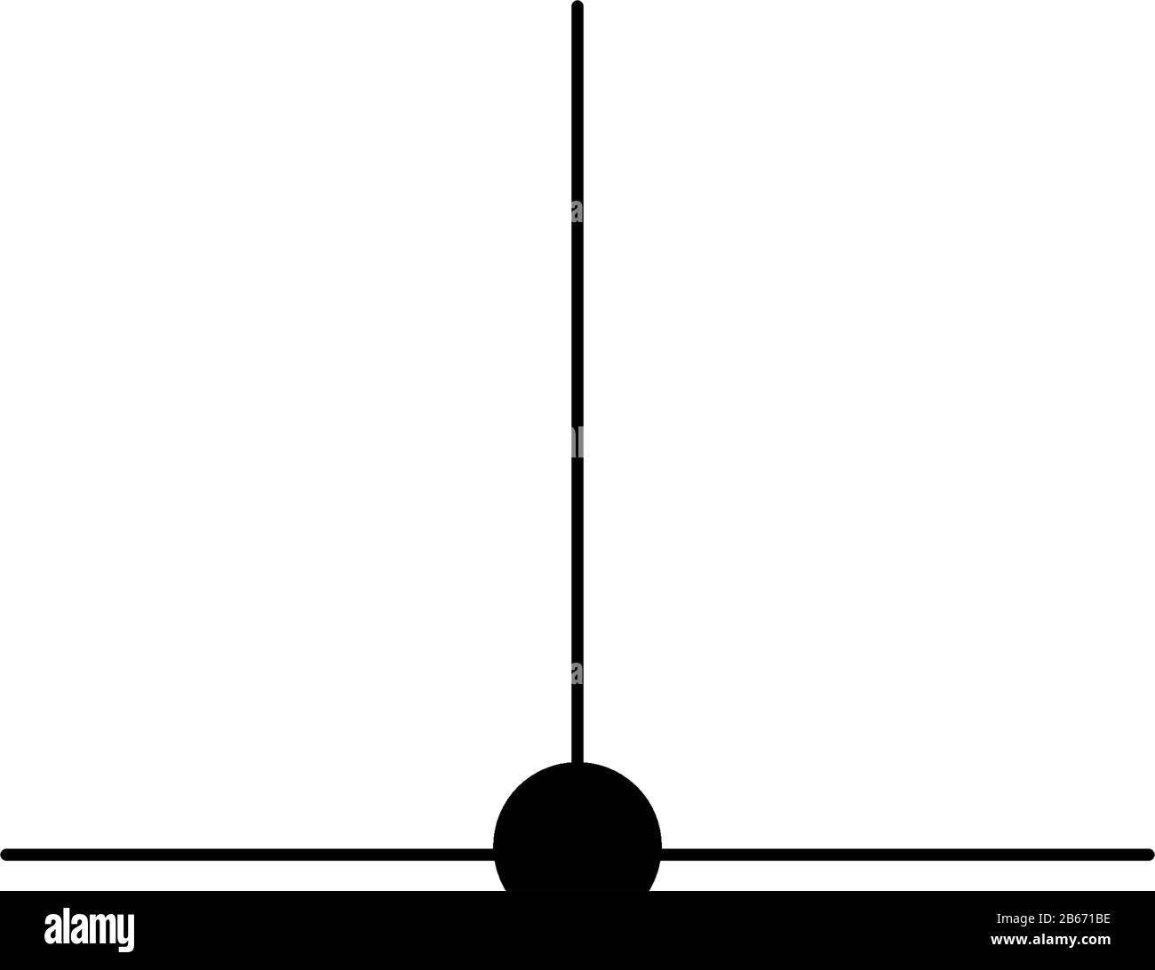 Perpendicular line meet at 90 degree illustration, T-connection ...