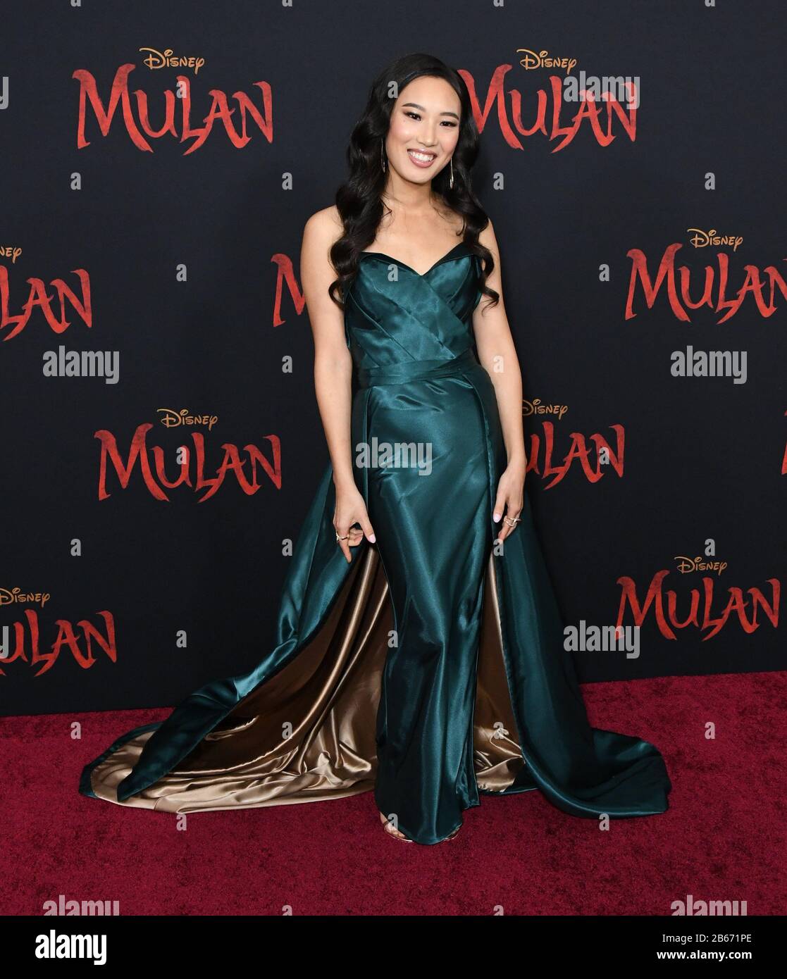 09 March 2020 - Hollywood, California - Xana Tang. Disney's "Mulan" Los ...