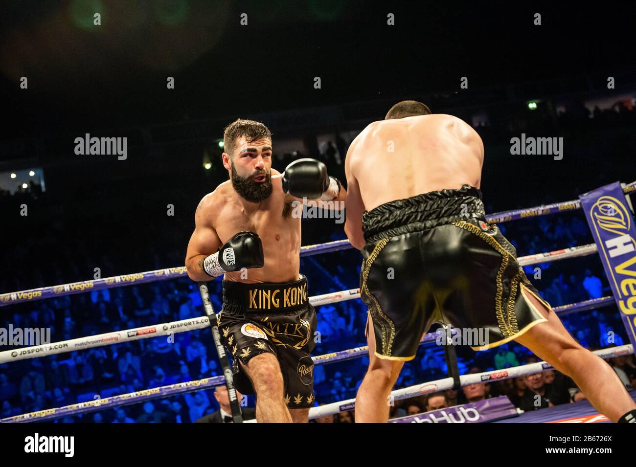 Scott Quigg v Jono Carroll Manchester Arena March 7th 2020 Stock Photo ...