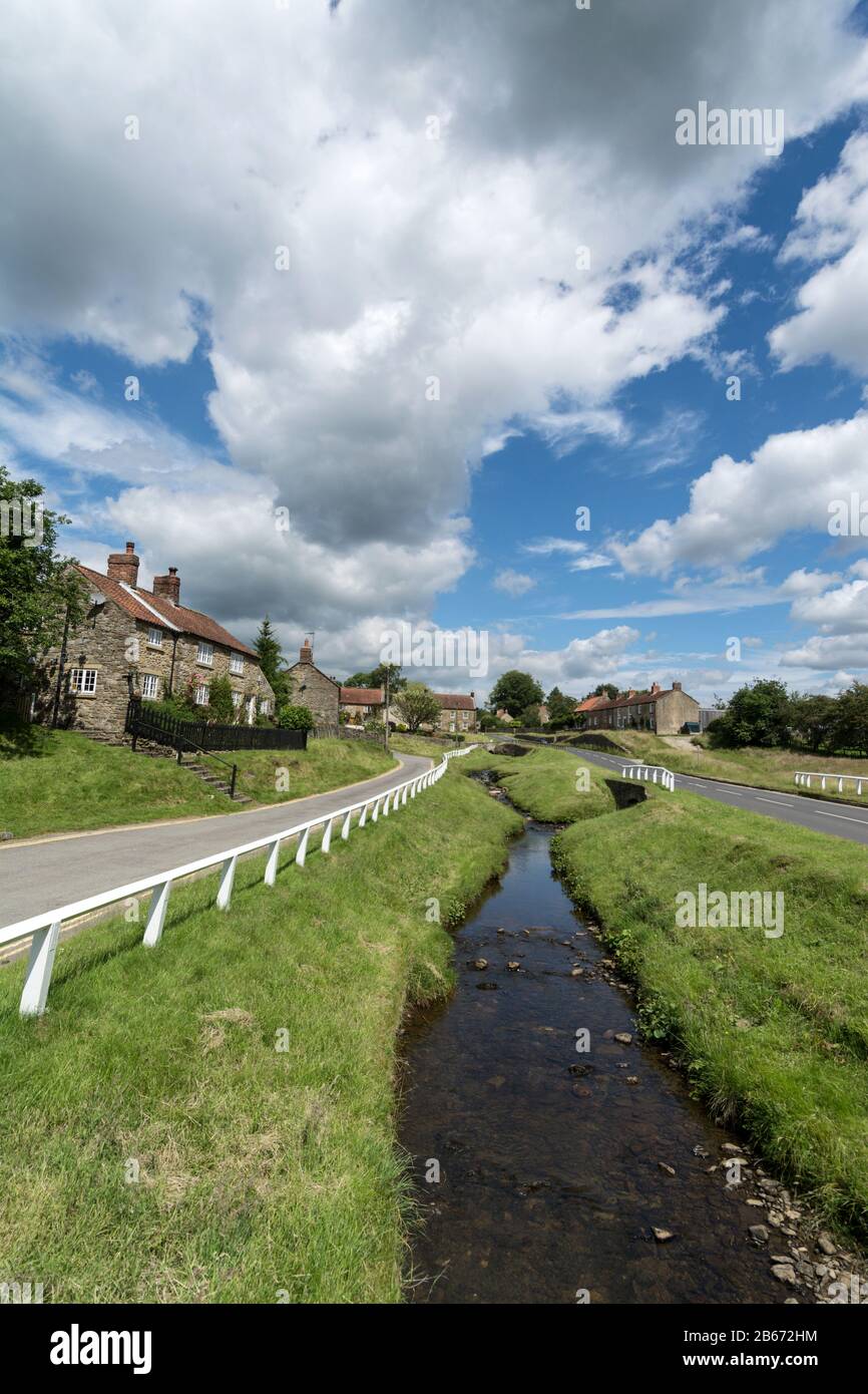 Hutton-le-Hole is a small traditional Yorkshire stone village with a ...