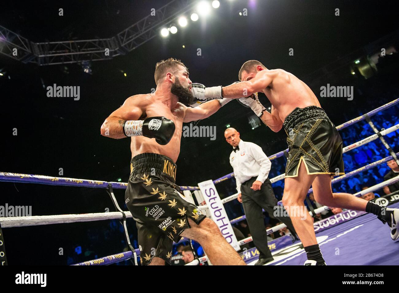 Scott Quigg v Jono Carroll Manchester Arena March 7th 2020 Stock Photo ...