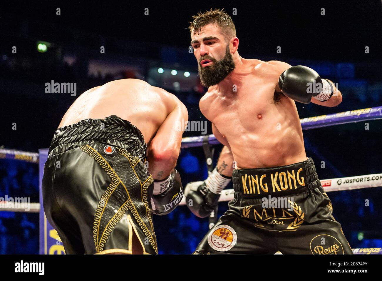 Scott Quigg v Jono Carroll Manchester Arena March 7th 2020 Stock Photo ...