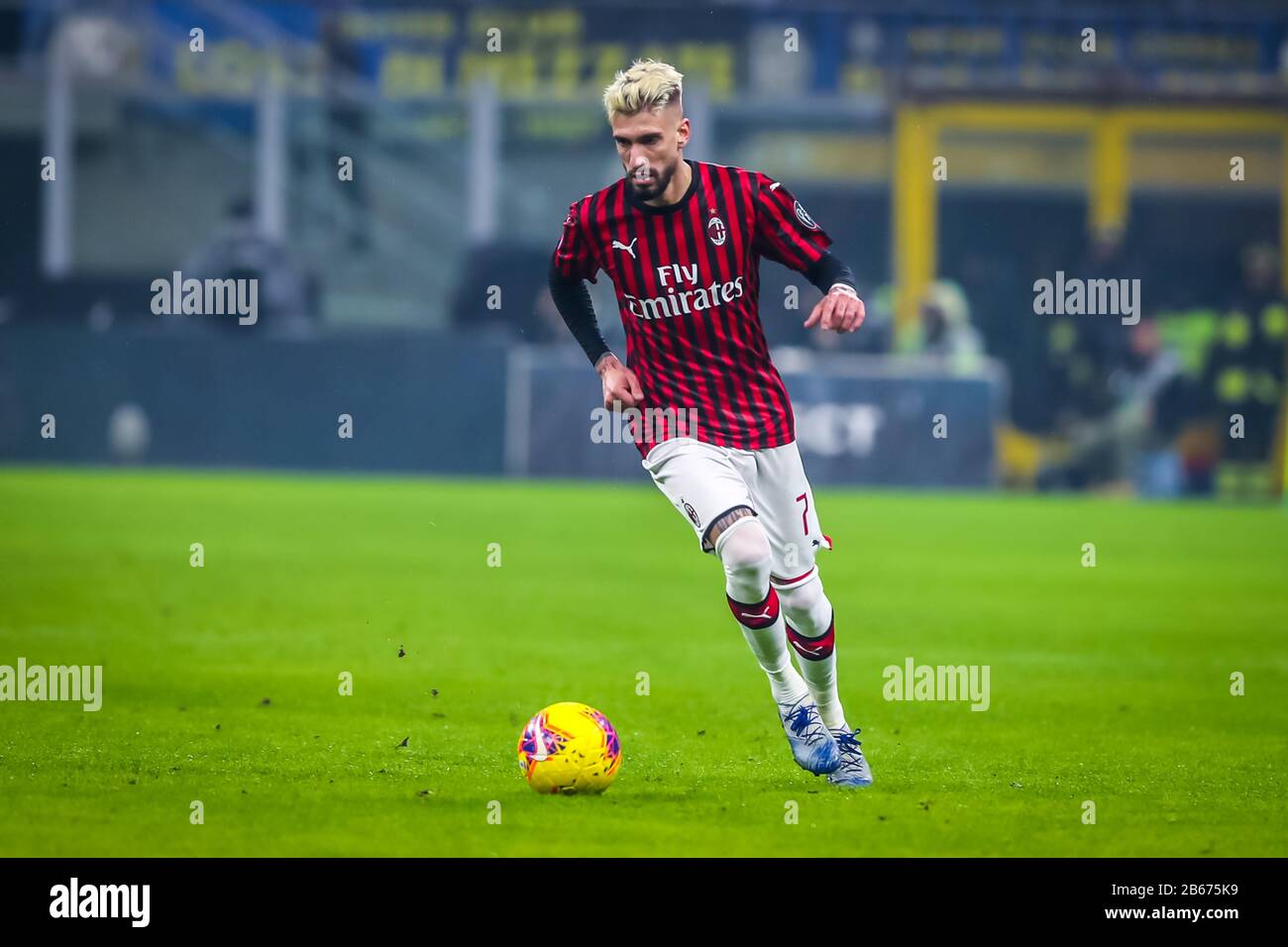 Samu Castillejo of AC Milan during italian soccer Serie A season 2019/ ...