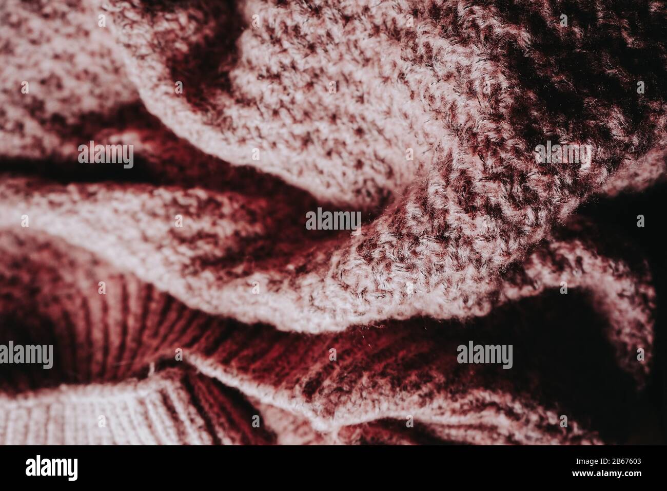 Detail of woolen warm clothes Stock Photo - Alamy
