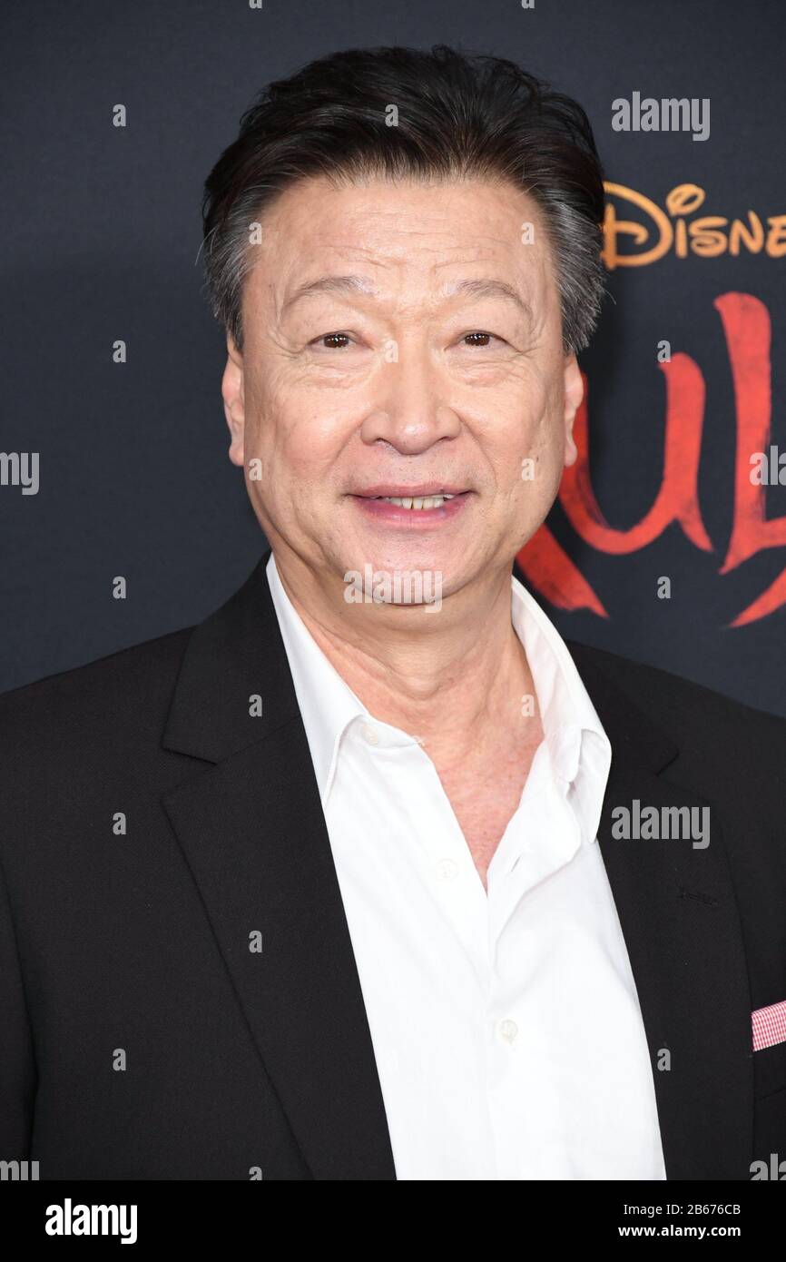 09 March 2020 - Hollywood, California - Tzi Ma. Disney's "Mulan" Los ...