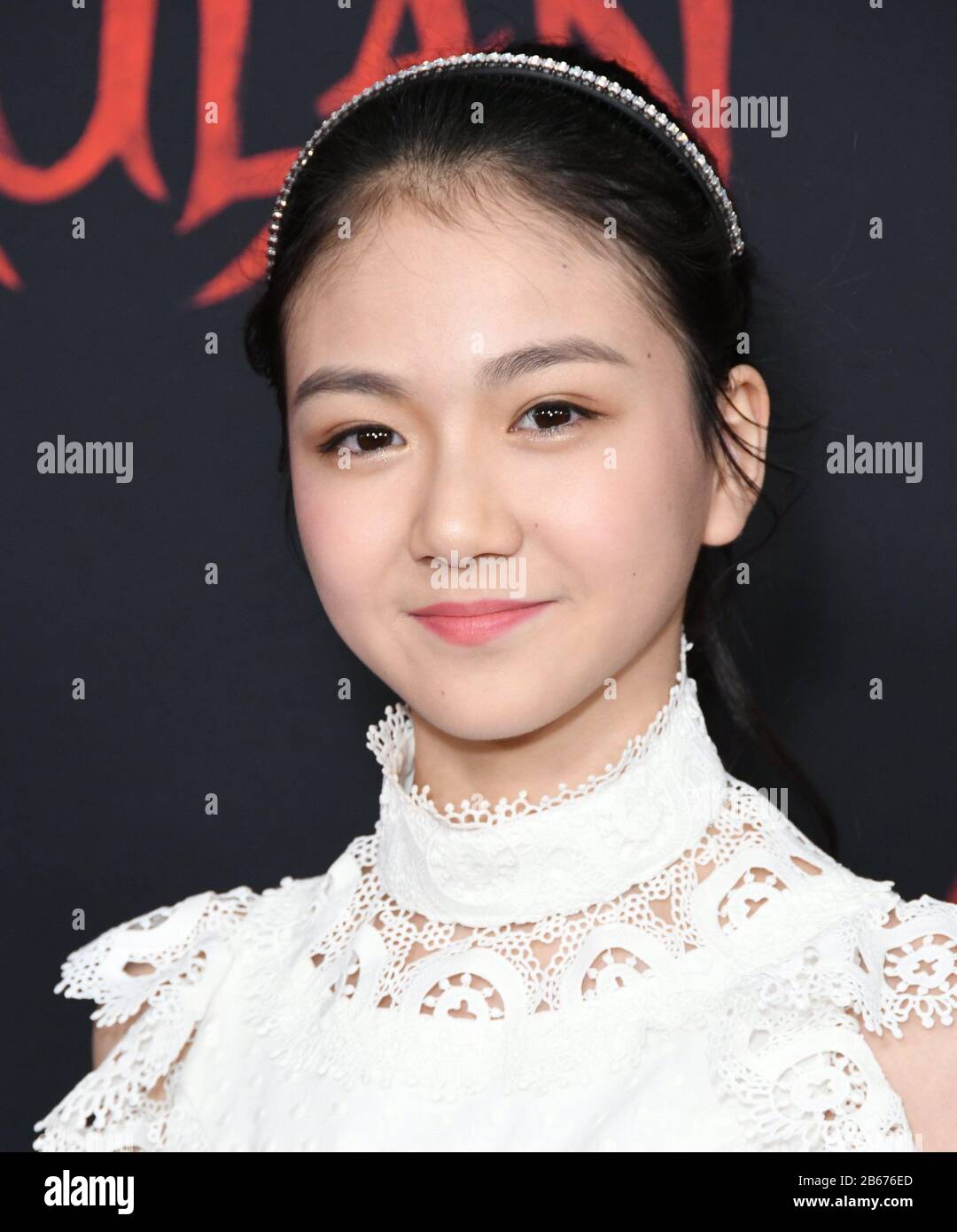 09 March 2020 - Hollywood, California - Crystal Rao. Disney's "Mulan ...