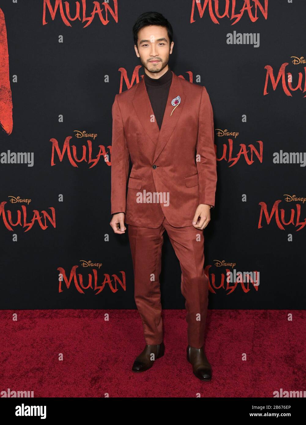 09 March 2020 - Hollywood, California - Yoson An. Disney's "Mulan" Los ...