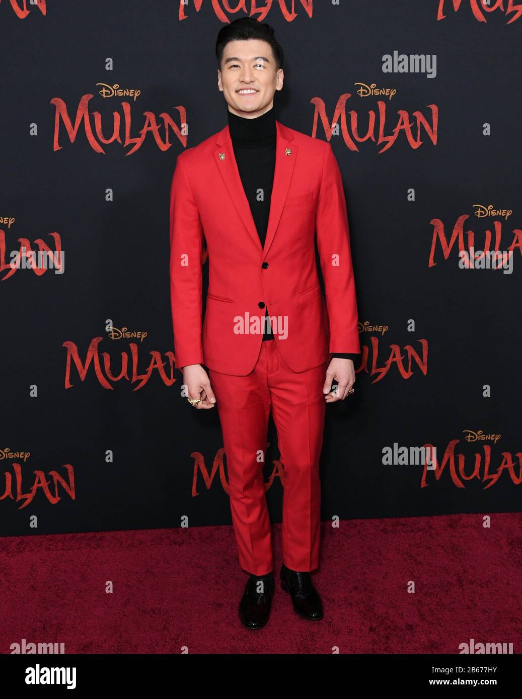 09 March 2020 - Hollywood, California - Chen Tang. Disney's "Mulan" Los ...
