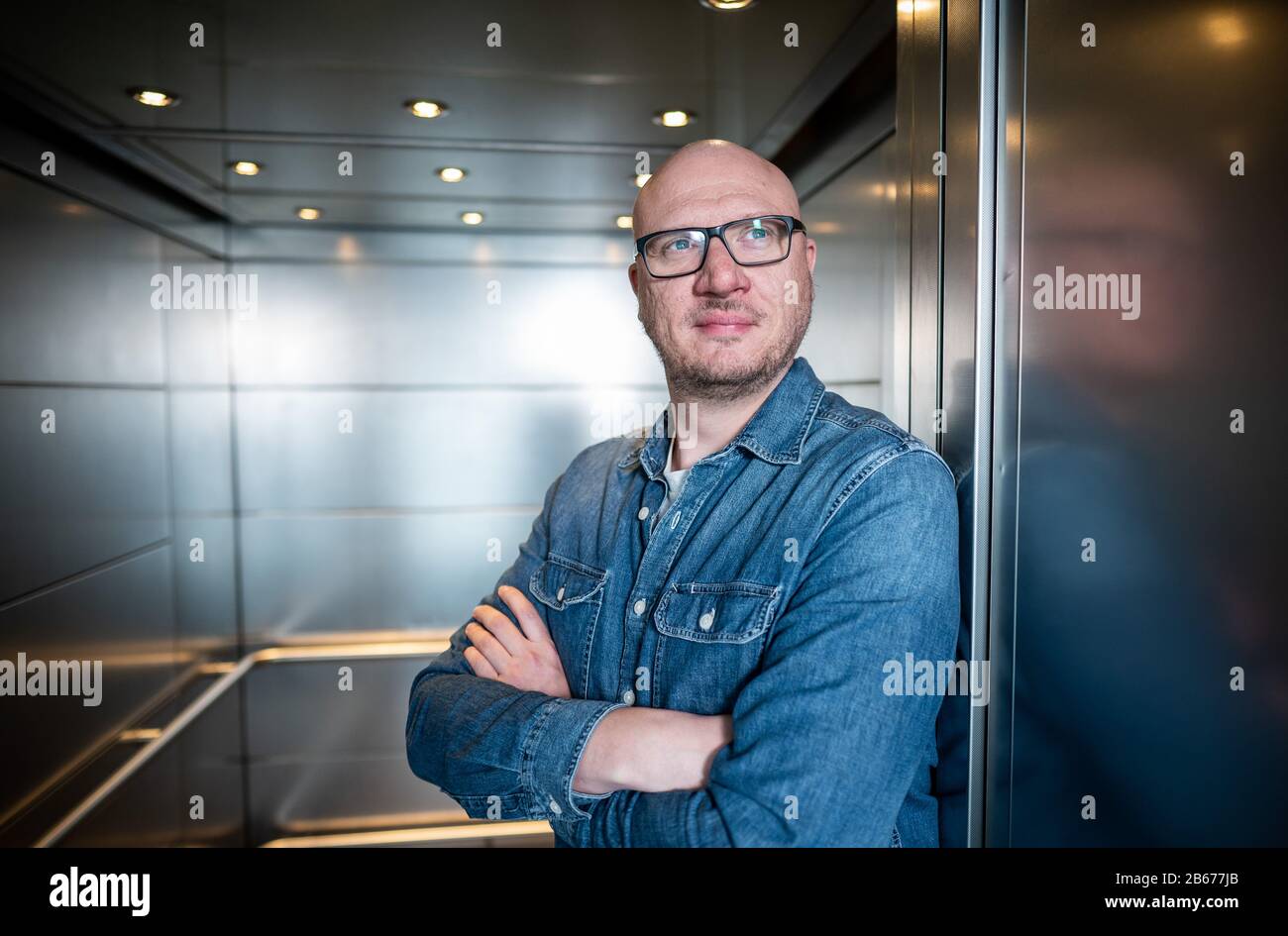 Berlin, Germany. 10th Mar, 2020. Andre Voigt, blogger, podcast and ...