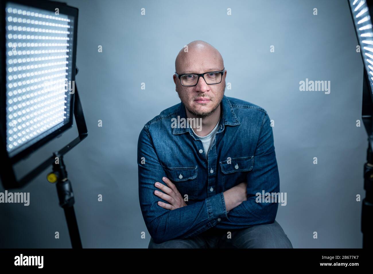 Berlin, Germany. 10th Mar, 2020. Andre Voigt, blogger, podcast and ...