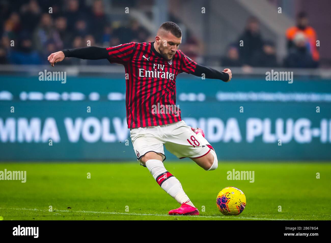 Ante Rebic of AC Milan during italian soccer Serie A season 2019/20 of ...