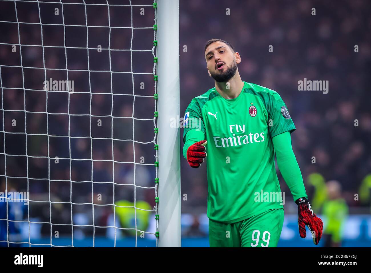 Gianluigi Donnarumma Of AC Milan During Italian Soccer Serie A Season gianluigi-donnarumma-of-ac-milan-during-italian-soccer-serie-a-season