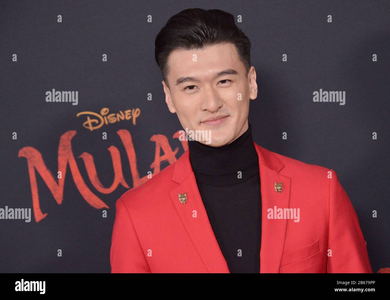 Los Angeles, USA. 09th Mar, 2020. Chen Tang arrives at the Disney's ...