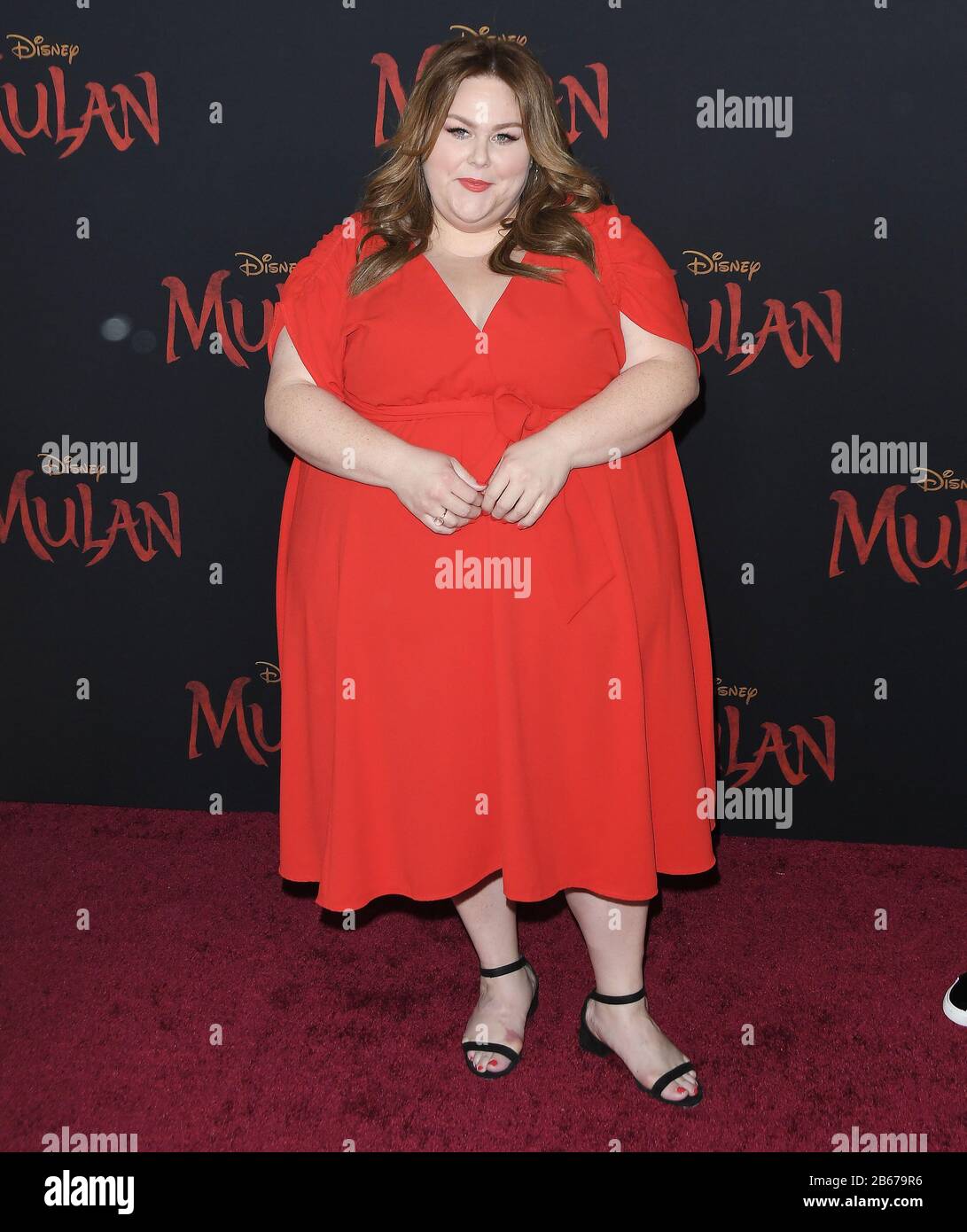 Los Angeles, USA. 09th Mar, 2020. Chrissy Metz arrives at the Disney's ...