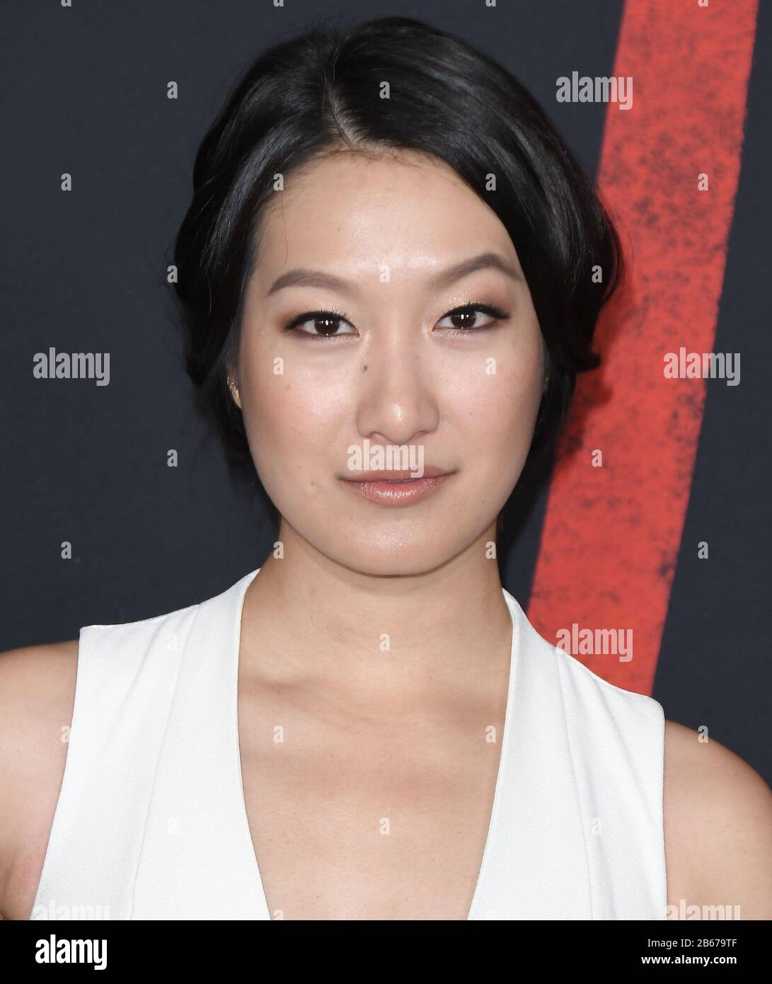 Los Angeles, USA. 09th Mar, 2020. Kara Wang arrives at the Disney's ...