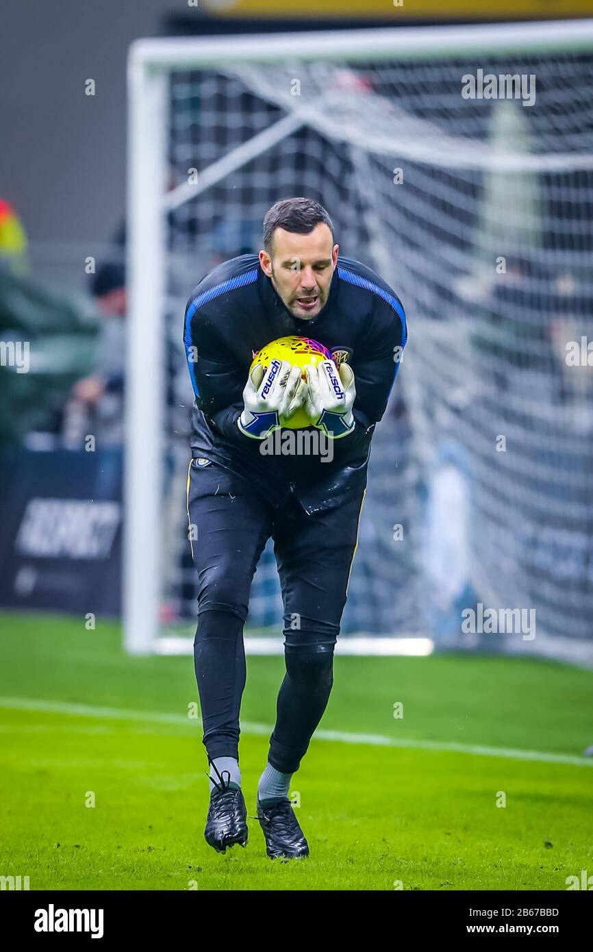 Milan, Italy. 01st Jan, 2020. Samir Handanovic of FC Internazionale ...