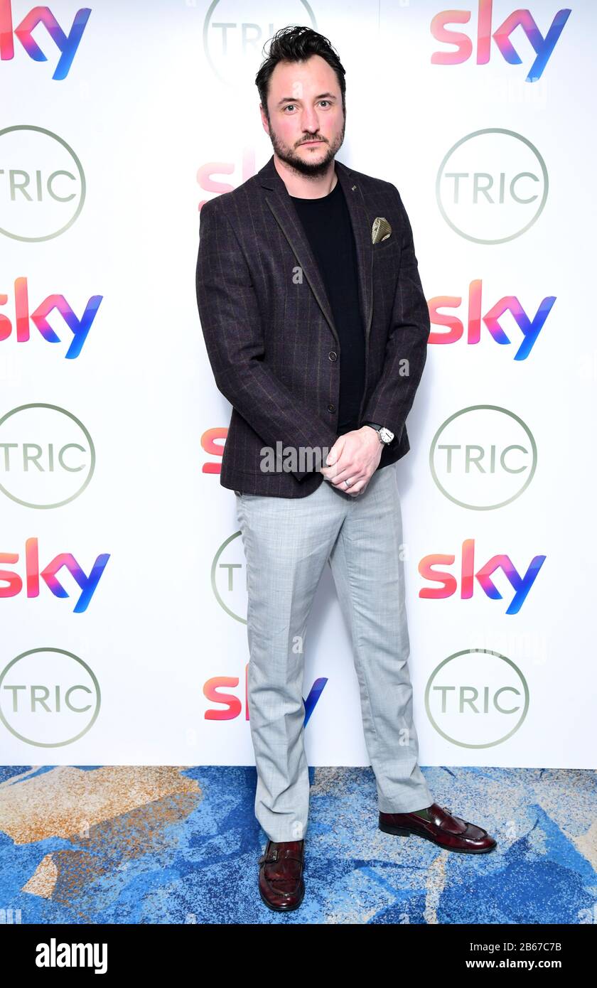 James Bye attending the TRIC Awards 2020 held at the Grosvenor Hotel ...