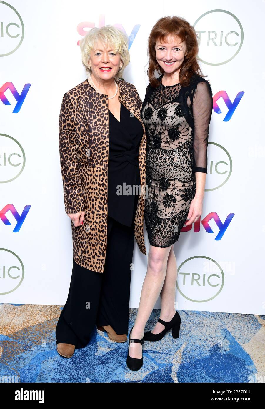 Alison Steadman (left) and Melaine Walters attending the TRIC Awards ...