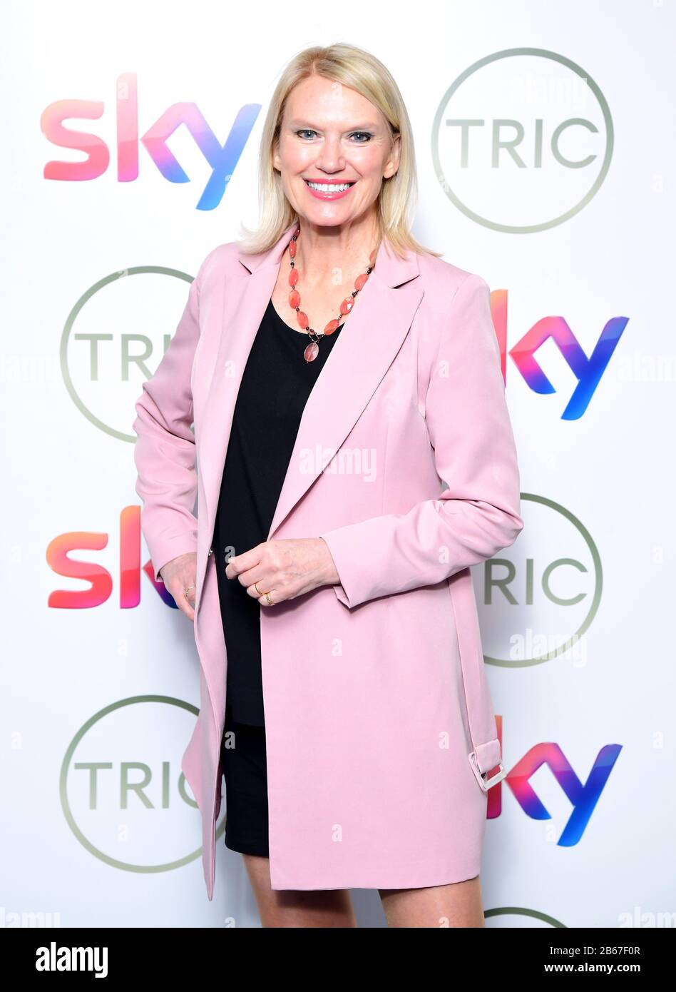 Anneka Rice attending the TRIC Awards 2020 held at the Grosvenor Hotel ...