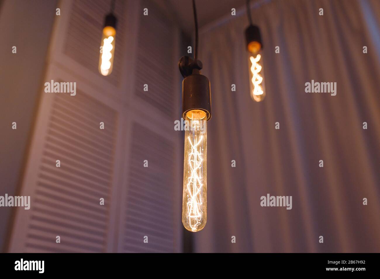 Edison lamps hi-res stock photography and images - Alamy