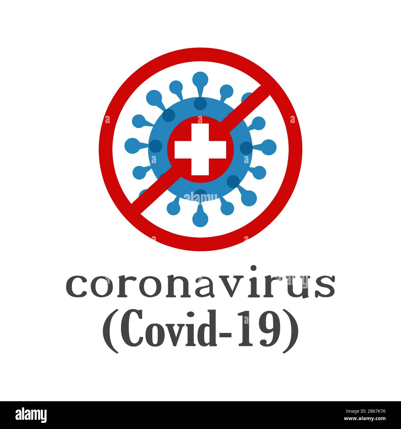 Coronavirus Covid-19. Symbol coronovirus Stock Vector Image & Art - Alamy