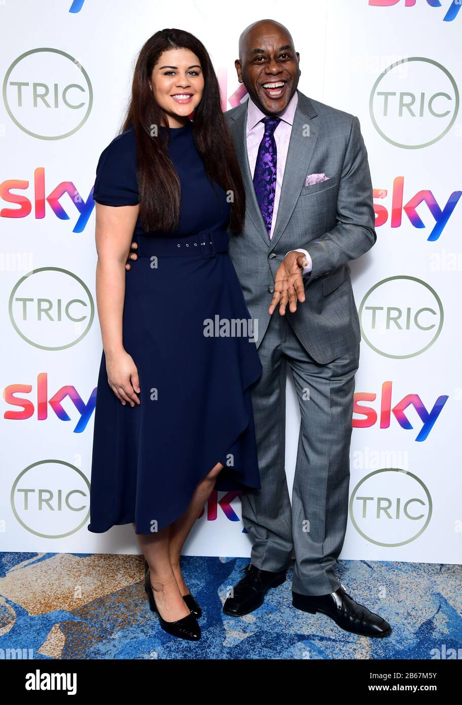 Ainsley Harriott (right) and daughter Maddie Harriott attending the ...