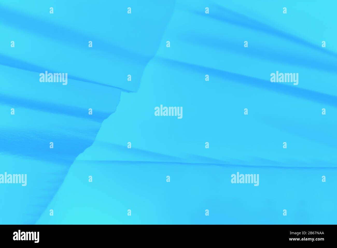 Blue abstract gradient background with paper waves Stock Photo - Alamy