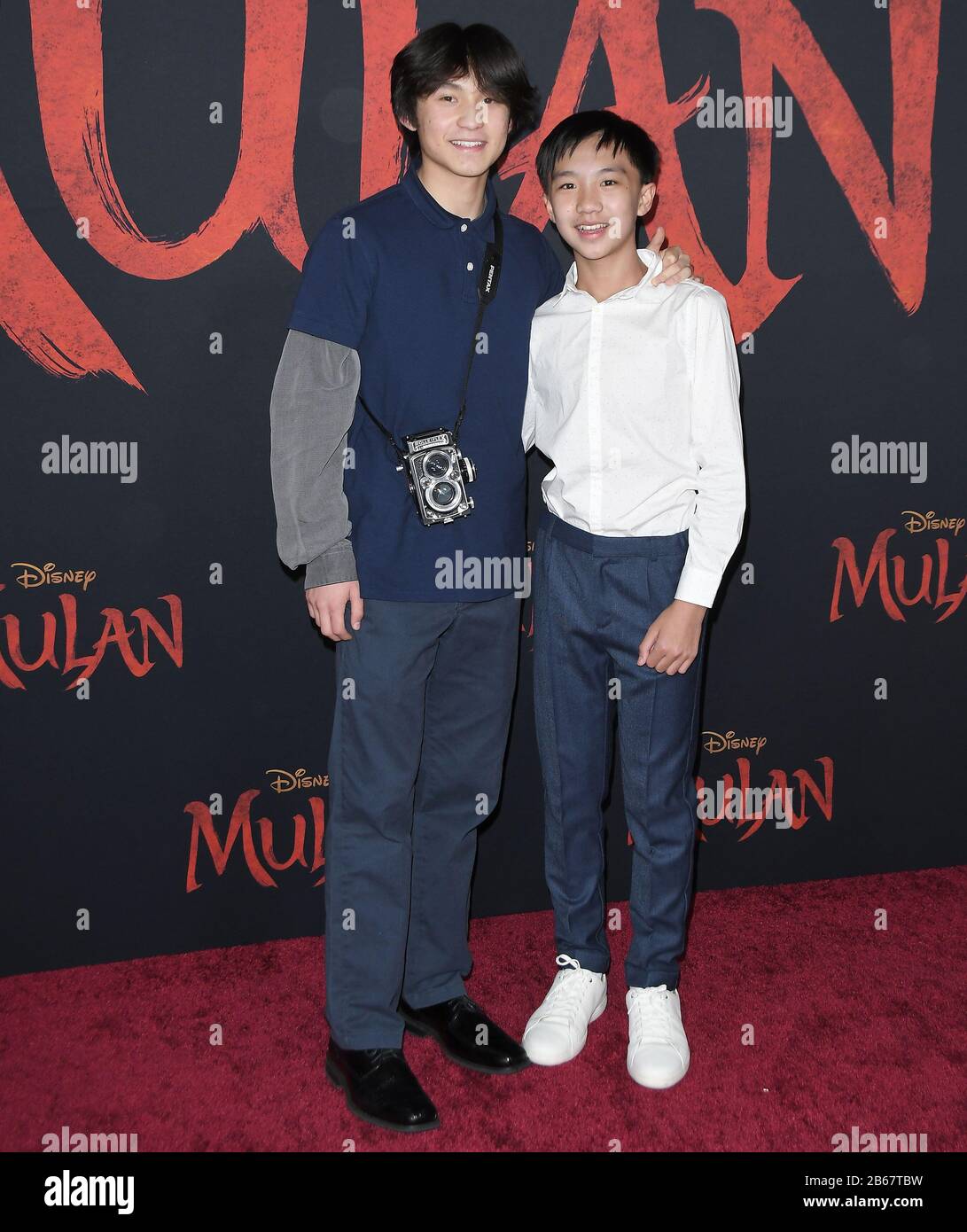 Los Angeles, USA. 09th Mar, 2020. (L-R) Forrest Wheeler and Ian Chen at ...