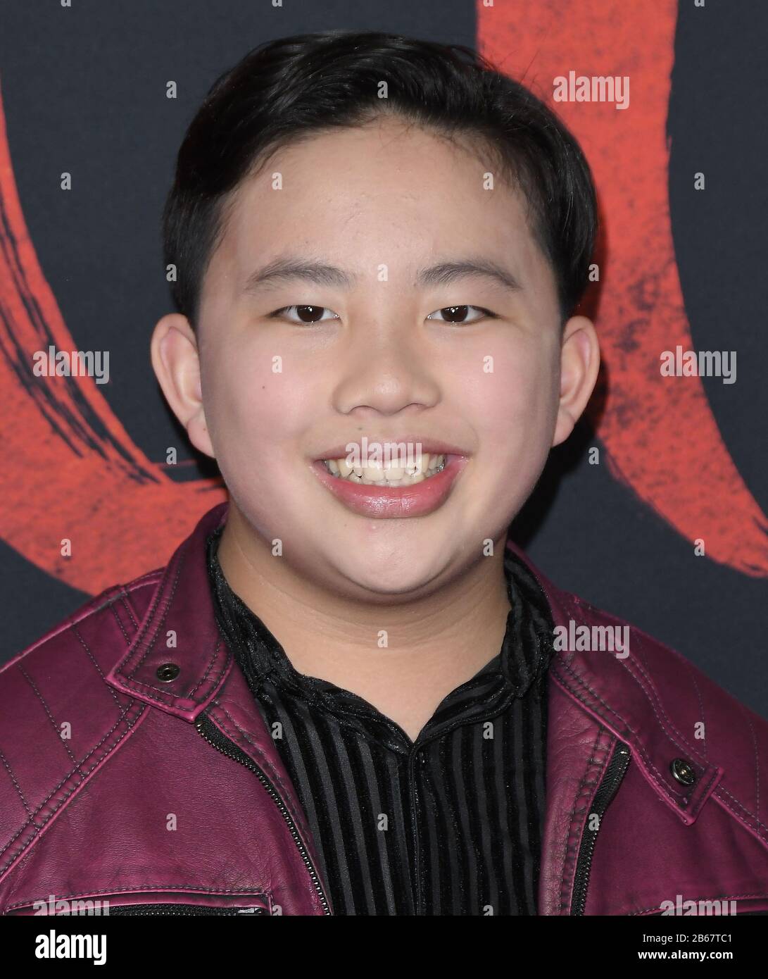 Los Angeles, USA. 09th Mar, 2020. Albert Tsai arrives at the Disney's ...
